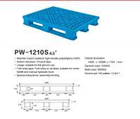China Nine-Foot Stackable Plastic Pallet - 450pcs MOQ, Heavy-Duty Design for Warehouse & Logistics for sale