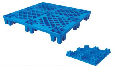 China Heavy Duty Euro HDPE Plastic Pallet 1200x1200mm Double Sided Stackable with 3T Static Load Capacity for sale