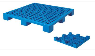 China Chuanzi Plastic Pallet 1000x1000x140mm with 2T Static Load Capacity - Heavy-Duty Forklift Shelf Warehouse Pallet for sale