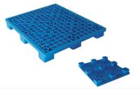 China Heavy-Duty Plastic Pallet 1000x900x145mm with 2T Static Load Capacity - Nine-Leg Forklift Design for sale