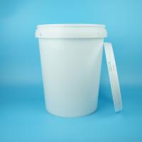 China 16kg Plastic Lubricant Bucket with Waterproof Paint HDPE 16 Liter for sale