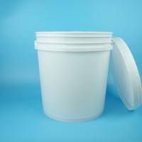 China 16.5L Round Plastic Bucket with Lid and Handle for Latex Paint PP for sale
