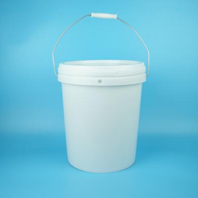 China 15L Food Grade Plastic Wrap Bucket With Lid And Arm Strap for sale