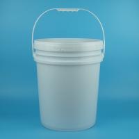 China 18kg Latex Paint Plastic Packing Bucket With Lid for sale