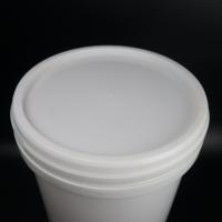 China 25kg Waterproof Paint Plastic Drum with Lid and Handle 25L PP HDPE for sale