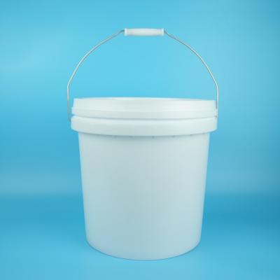 China Rounded Molded Plastic Bucket with Seal Lid Various Capacity and Packaging Options for sale