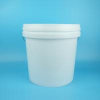 China Molded Round Plastic Bucket with Seal Lid As Required Color for sale