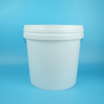 China Molded Round Plastic Bucket with Seal Lid As Required Color for sale