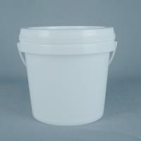 China 5L Food Grade Round Plastic Container Leakproof With Lid And Handle for sale
