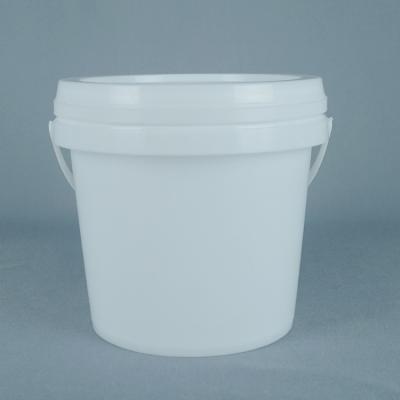China 5L Food Grade Round Plastic Container Leakproof With Lid And Handle for sale