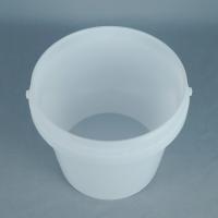 China 5L Food Grade Round Plastic Container with Lid and Handle HDPE PP for sale