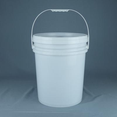 China 18kg Round Plastic Drum Recyclable Lightweight For Latex Paint for sale