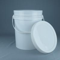 China 5 Gallon Round Plastic Bucket Food Grade Packaging for sale
