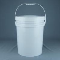 China 5 Gallon Snap On Plastic Bucket 2.2 Lbs PP Food Grade Pail for sale