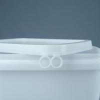 China Jieming Square Plastic Bucket 25L Food Grade PP Chemical Resistant with Lid for sale