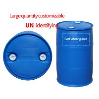 China 200L Open Top Black HDPE Plastic Barrel Drum with Lid for Chemical Waste Disposal - 590mm × 930mm Dimensions for sale