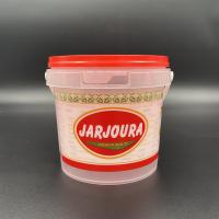 China 1 Gallon Food Grade Bucket PP Plastic Airtid Storage Container 17.3x15.8x20cm for sale