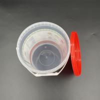China 1 Gallon Food Grade Bucket PP Plastic Airtid Storage Container 17.3x15.8x20cm for sale