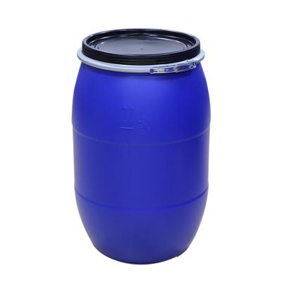 China 160L HDPE Flange Bucket with 40mm Diameter - Large Mouth Chemical Plastic Barrel Drum for Industrial Storage for sale