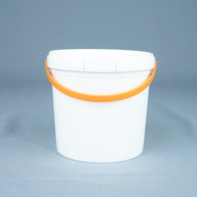 China Ice Cream Food Grade 1kg Plastic Bucket With Lid And Handle for sale