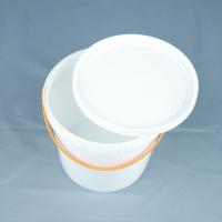 China Jieming Rounded Plastic Bucket 1-20L with Seal Lid for Food Chemical Storage for sale