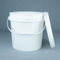 China Food Grade Plastic Storage Bucket 0.2L to 20L IML Thermal Transfer Screen Printing for sale