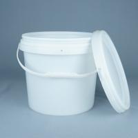 China JieMing Round Plastic Bucket 1L-20L with Seal Lid ISO FDA Certified for sale