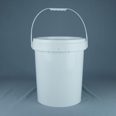 China 19kg PP Plastic Drum Leakproof With Lid And Handle for sale
