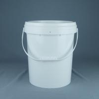 China 14.5 Inch 5 Gallon Plastic Buckets Stackable with Handles Food Grade for sale