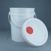 China Depand On Capacity Round Plastic Bucket With Smooth Surface For ISO 9001 Verification for sale