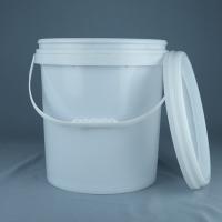 China Industrial White Lubricant Bucket 20L PP/HDPE Oil Container Square Round Rectangle for sale