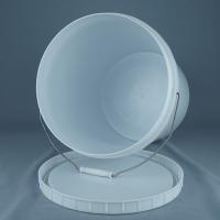China Chemical Raw Material Packaging Round Plastic Barrel 25L with Lid and Handle for sale