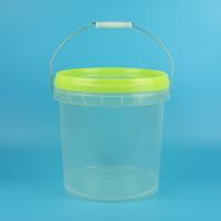 China Food Grade Clear Plastic Bucket Custom Sizes B010-B200 SGS FDA ISO9001 for sale
