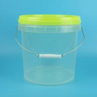 China Food Grade Clear Plastic Bucket Custom Sizes B010-B200 SGS FDA ISO9001 for sale