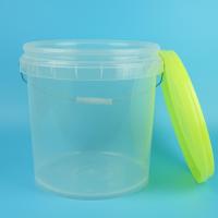 China Food Grade Clear Plastic Bucket Custom Sizes B010-B200 SGS FDA ISO9001 for sale