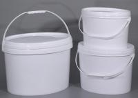 China Jieming 5L 10L 20L Oval Plastic Bucket PP HDPE Food Grade Storage Container for sale