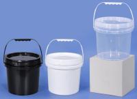 China White Customizable Plastic Food Container 20L PP/HDPE Food Grade Bucket with Lid for sale