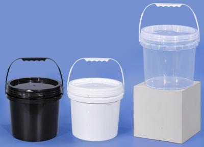 China White Customizable Plastic Food Container 20L PP/HDPE Food Grade Bucket with Lid for sale