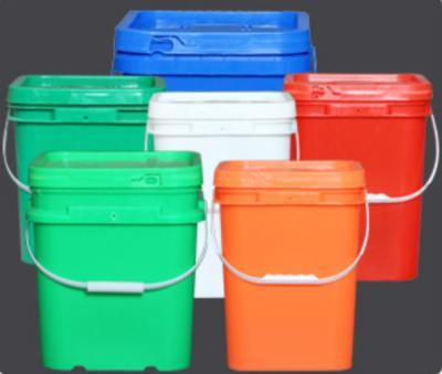 China PP Square Plastic Vessel Impact Resistant Food Grade 100% Raw Materials for sale