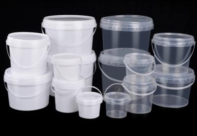 China Customizable Transparent Plastic Bucket Capacity Woven Bag PE Bag Packaging for sale
