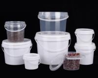 China Food Grade HDPE Plastic Bucket 0.2L-20L with Lid and Handle for Storage for sale