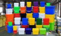 China PP Square Plastic Bin with Lid 1.2 Kg Food Grade Storage Bucket for sale