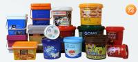 China PP/HDPE White Plastic Food Storage Bucket for sale