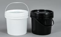 China Custom Logo Plastic Food Bucket 0.2L-20L PP HDPE Food Grade Pail with Lid for sale