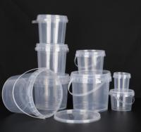 China Bucket Shaped Plastic Food Container With CAS/FDA/SGS/ISO9001 Certification for sale