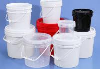 China Plastic Food Bucket 0.2L-20L Food Grade Storage Bucket with Lid and Handle for sale