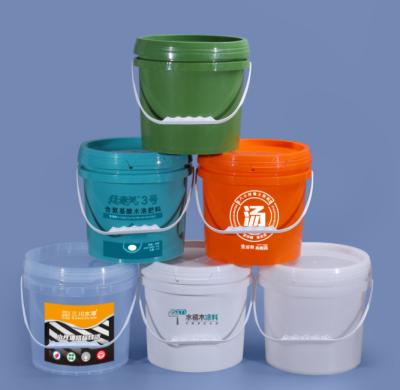 China Practical Plastic Storage Bucket / Food Grade Bucket with Handle for sale