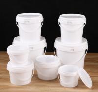 China Free Pick Up Customizable Logo Plastic Food Bucket PP/HDPE Material for sale