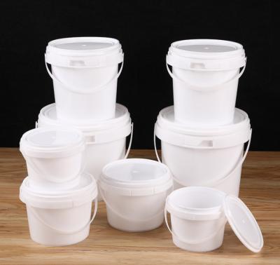 China Free Pick Up Customizable Logo Plastic Food Bucket PP/HDPE Material for sale
