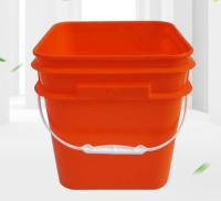 China Chemical Resistant Square Plastic Pail Thermal Transfer Printing Option for sale